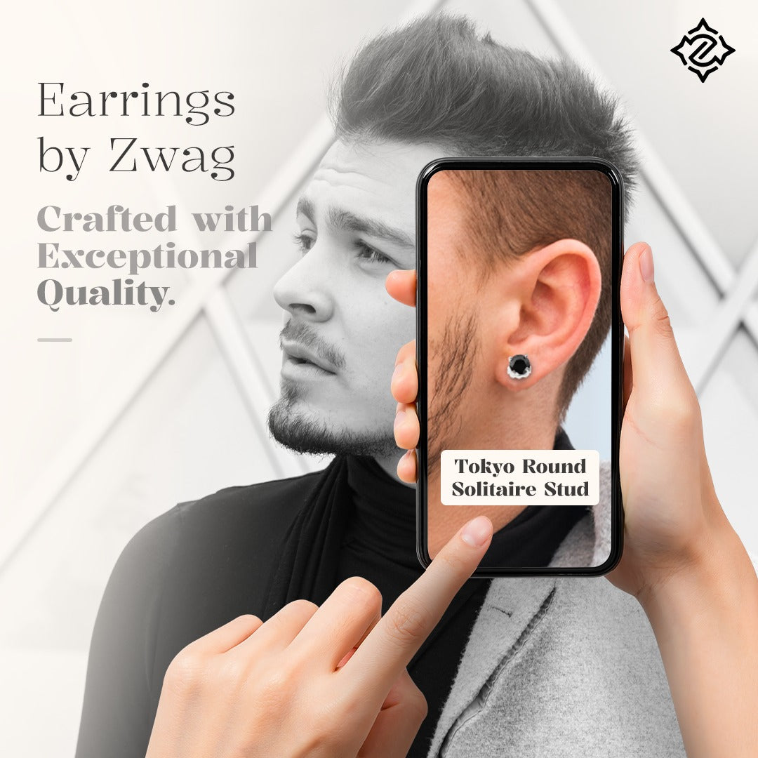 How to Choose the Perfect Men's Earrings for Your Face Shape – ZWAG ...